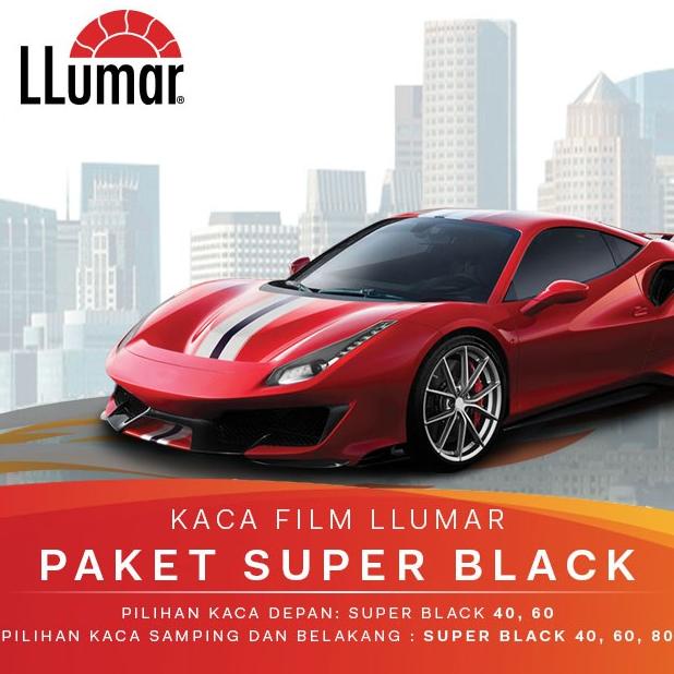 Jual PAKET KACA FILM LLUMAR - SUPER BLACK | Shopee Indonesia
