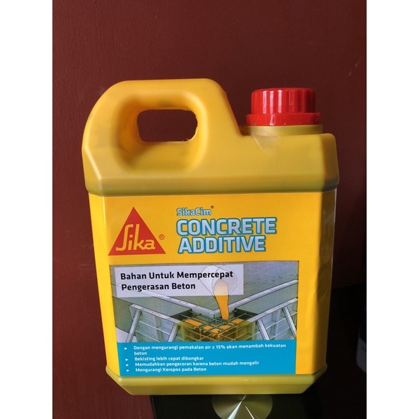 Jual SIKACIM CONCRETE ADDITIVE MEMPERCEPAT PROSES PENGERASAN BETON 900 ML | Shopee Indonesia
