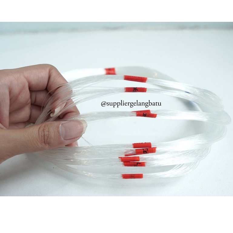 Jual Tali Kenur ukuran 150 dan 200 / 10 meter kawat bening senar ...