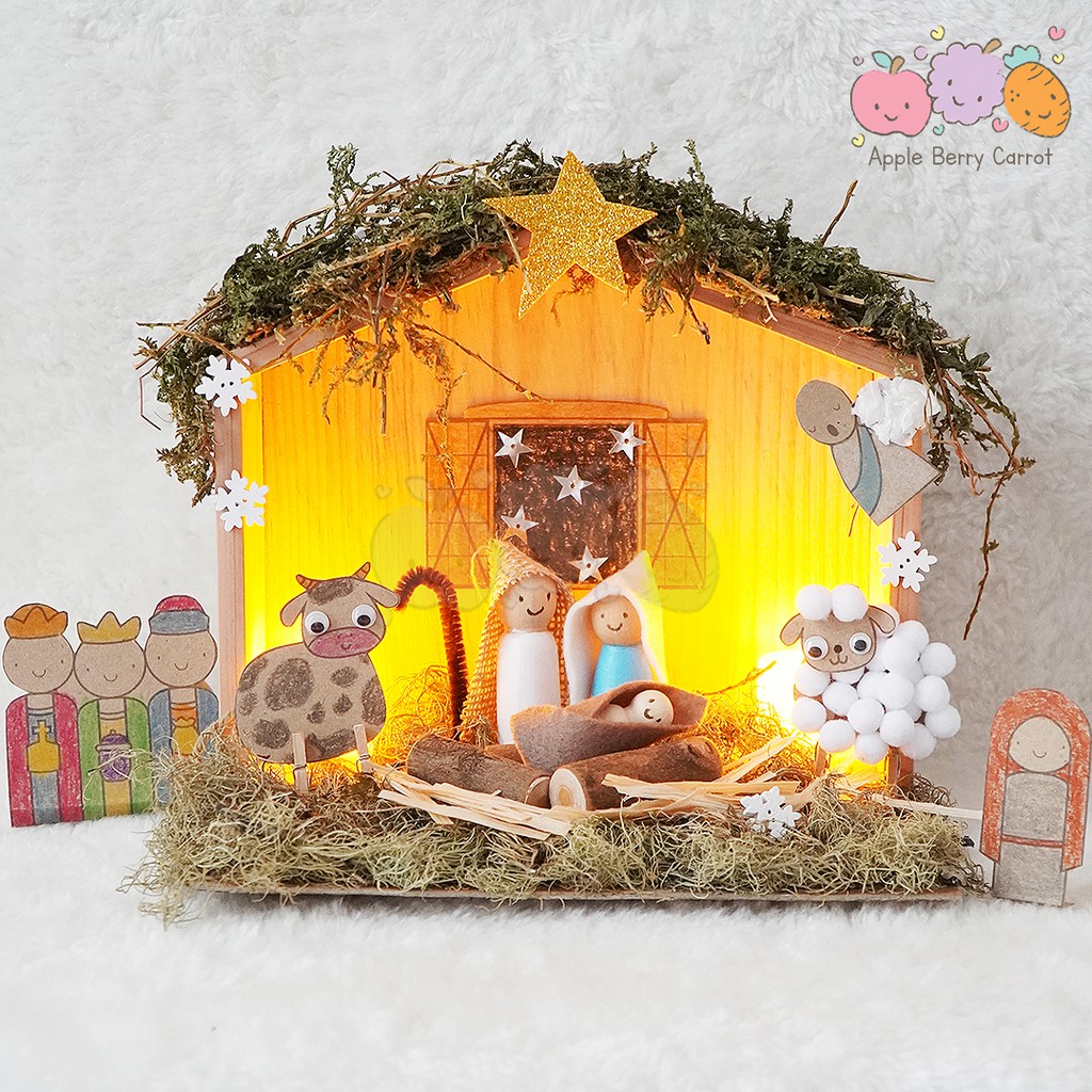 Jual PREMIUM CHRISTMAS CRAFT ACTIVITY - NATIVITY DIORAMA | Shopee Indonesia