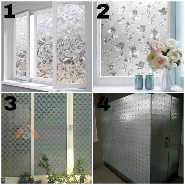 Jual STIKER KACA MOTIF BUNGA TULIP Sticker kaca tipe EP 01Stiker kaca ...