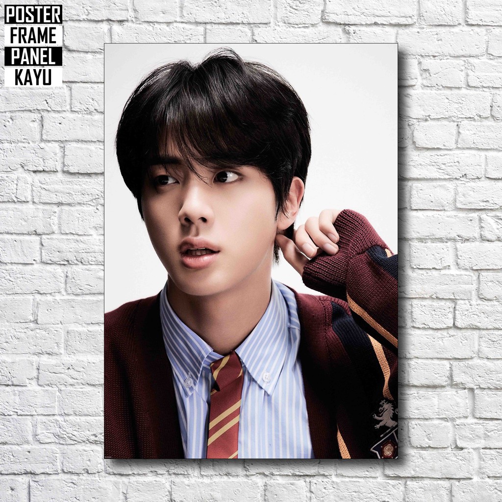 Jual Poster BTS Jin Map Of The Soul 7 Concept Photo Version 4 Crop Frame Kayu Solid A4 BC4004 ...