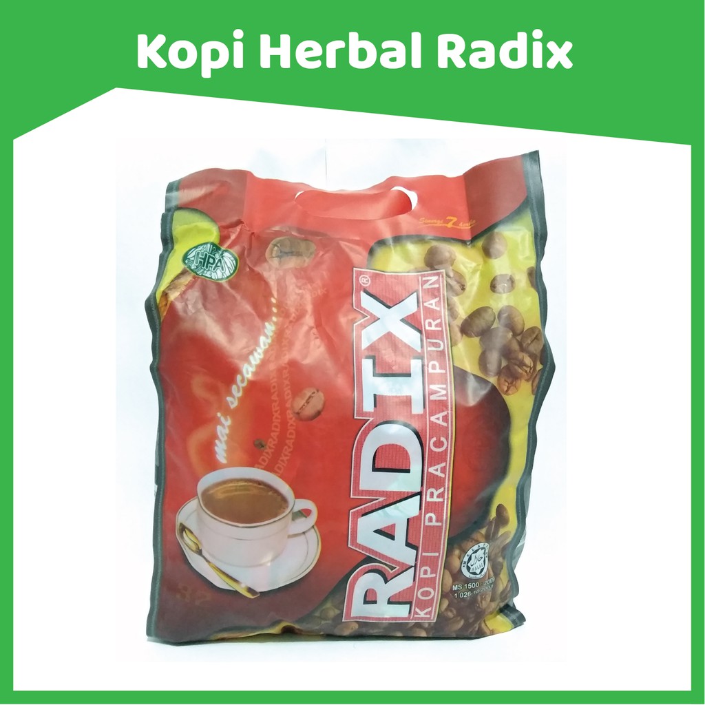 Jual Kopi Radix 32 Sachet - Radix Pra Campuran | Shopee Indonesia