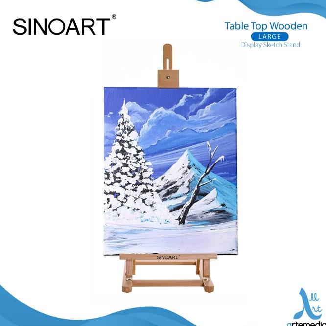 Jual EASEL LUKIS SINOART LARGE TABLE TOP WOODEN DISPLAY SKETCH STAND ...