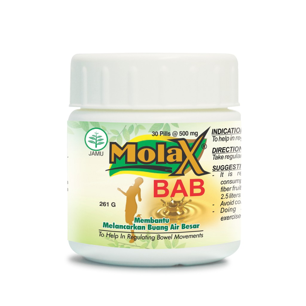 Jual Molax BAB 30 Pil - Membantu Melancarkan Buang Air Besar | Shopee ...