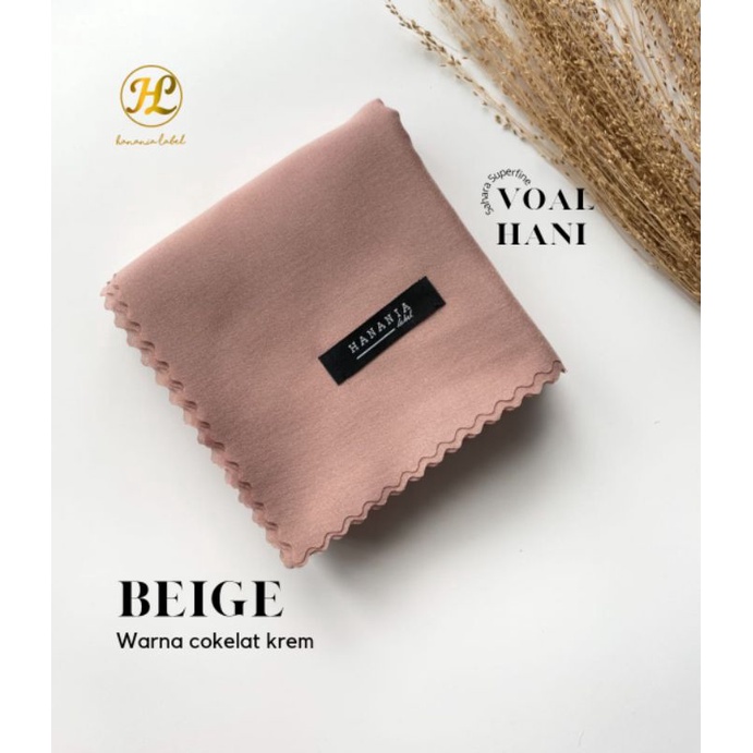 Jual HANANIA LABEL- HANI VOAL SAHARA SUPERFINE | COKLAT BROWN SUGAR ...