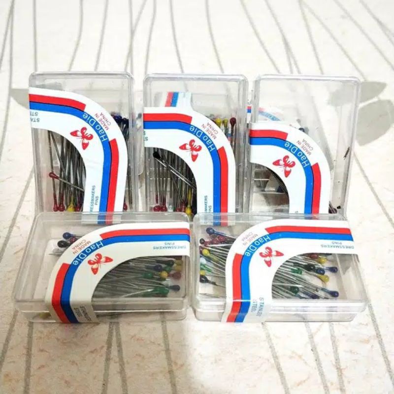 Jual [ SATU KOTAK] JARUM PENTUL MINI JARUM PENTUL HIJAB | Shopee Indonesia