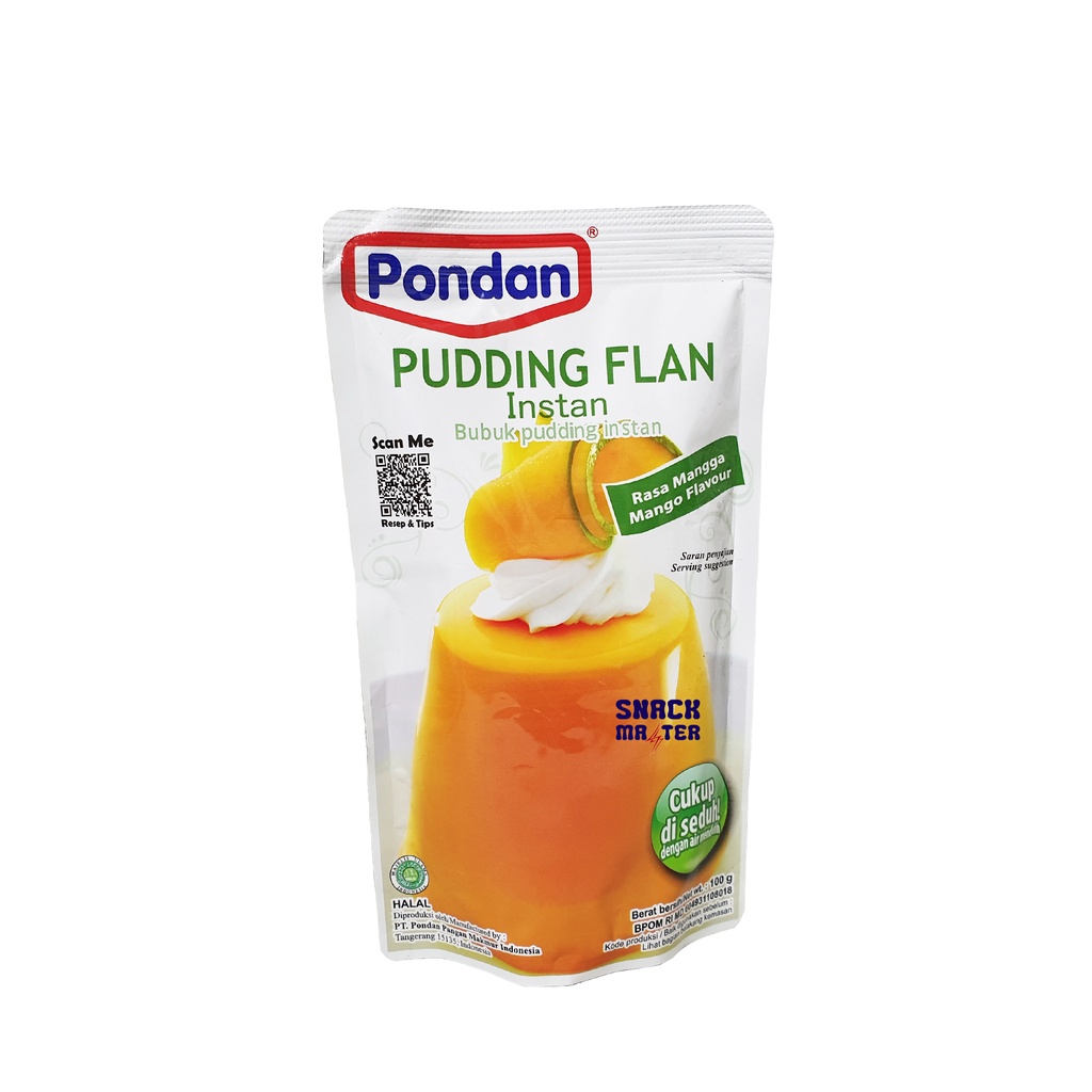 Jual Pondan Pudding Flan Instant - Netto 100gr | Shopee Indonesia