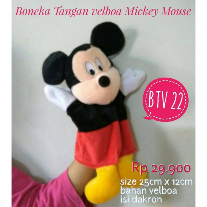 Jual [COD] Boneka Tangan Mickey Mouse | Shopee Indonesia