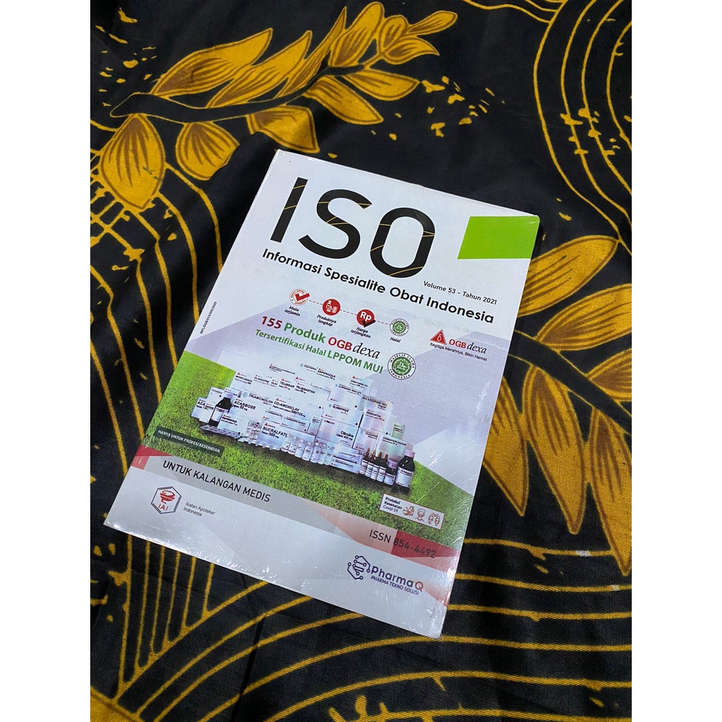 Jual Buku ISO 2021 VOLUME 53 TAHUN (INFORMASI SPESIALITE OBAT INDONESIA) [MENARIK NOVEL ...