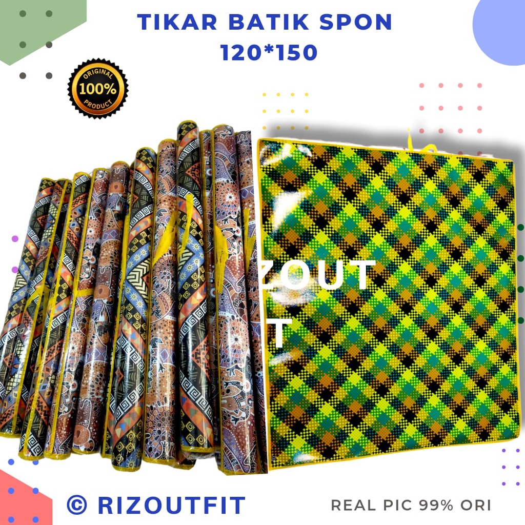 Jual Tikar lipat piknik anti air minimalis batik | berbagai ukuran ...