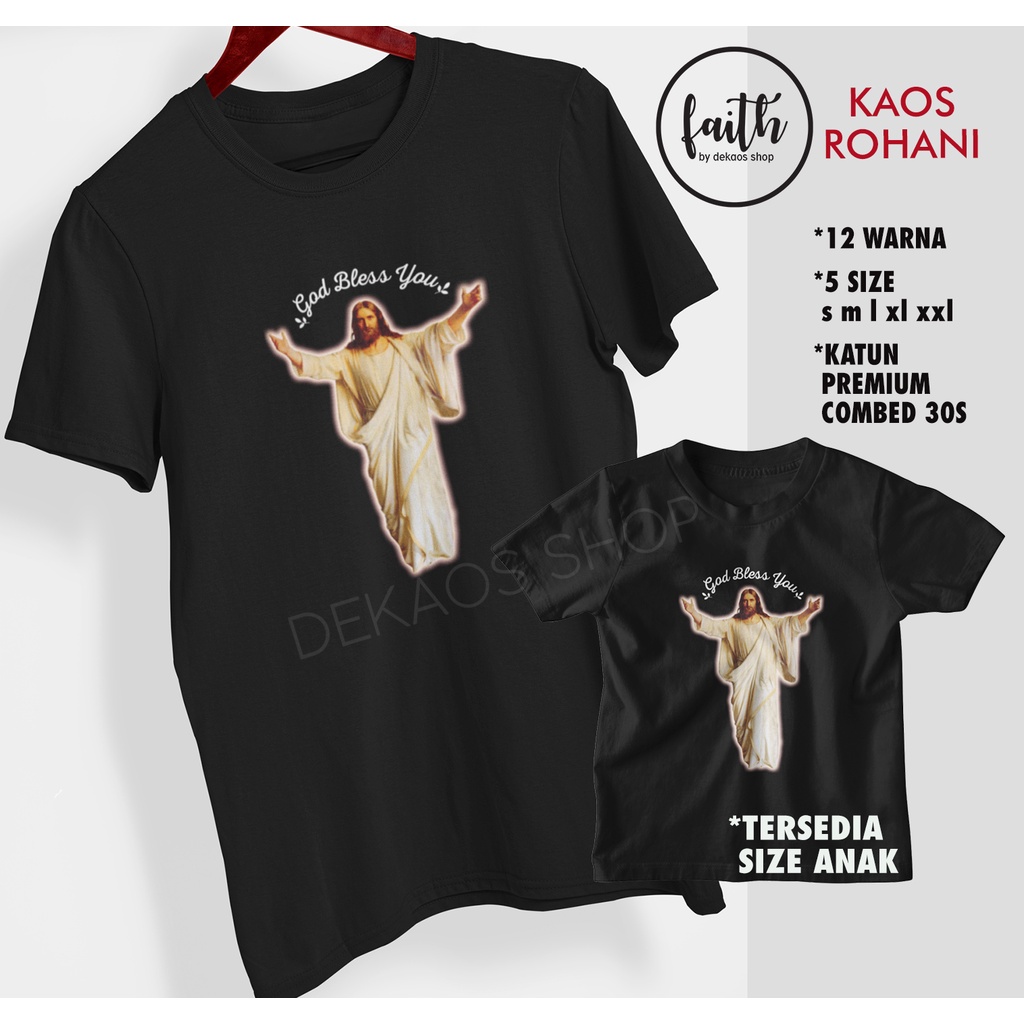Jual KAOS ROHANI KRISTEN / KAOS PASKAH / KAOS ROHANI PASKAH / KAOS ...