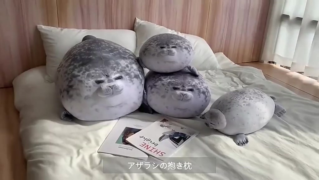 Jual 80CM Boneka Large Chubby Blob Seal Plush Toy Animal Cute Ocean ...
