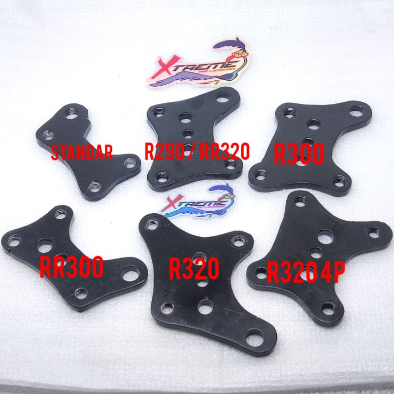 Jual Breket Disk Disc Depan Ninja R SS RR 290 300 320 Standar Bracket ...