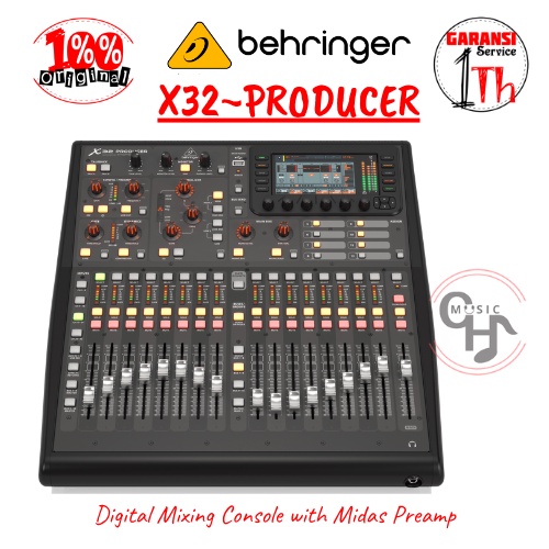 Jual Behringer X32 Producer Digital Mixing Console with Midas Preamp ...