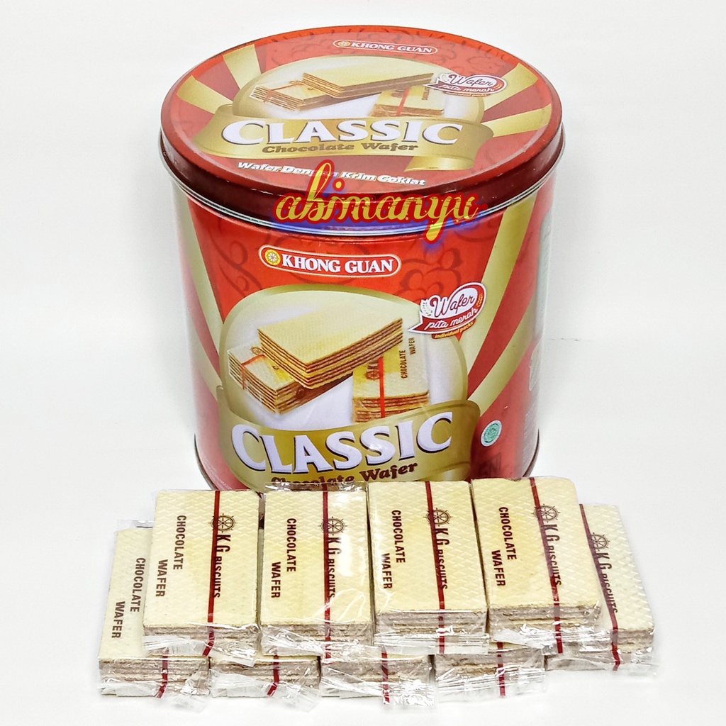 Jual WAFER KHONG GUAN CLASSIC KALENG 310 gr | Shopee Indonesia