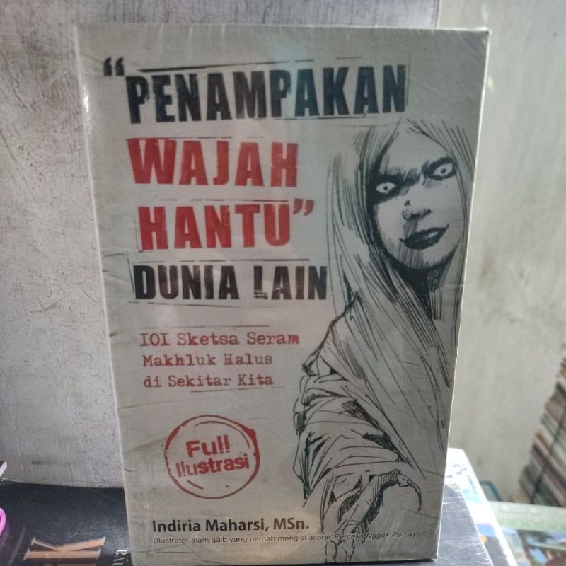 Jual penampakan wajah hantu dunia lain, 101 sketsa seram makhluk halus ...