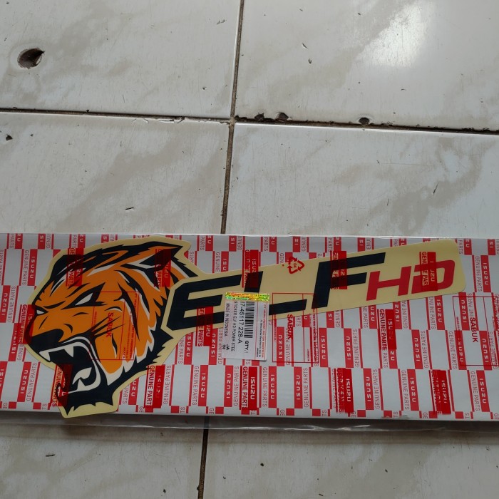Jual Sparepart Sticker Harimau - Stiker Macan Isuzu Elf NKR71 murah ...