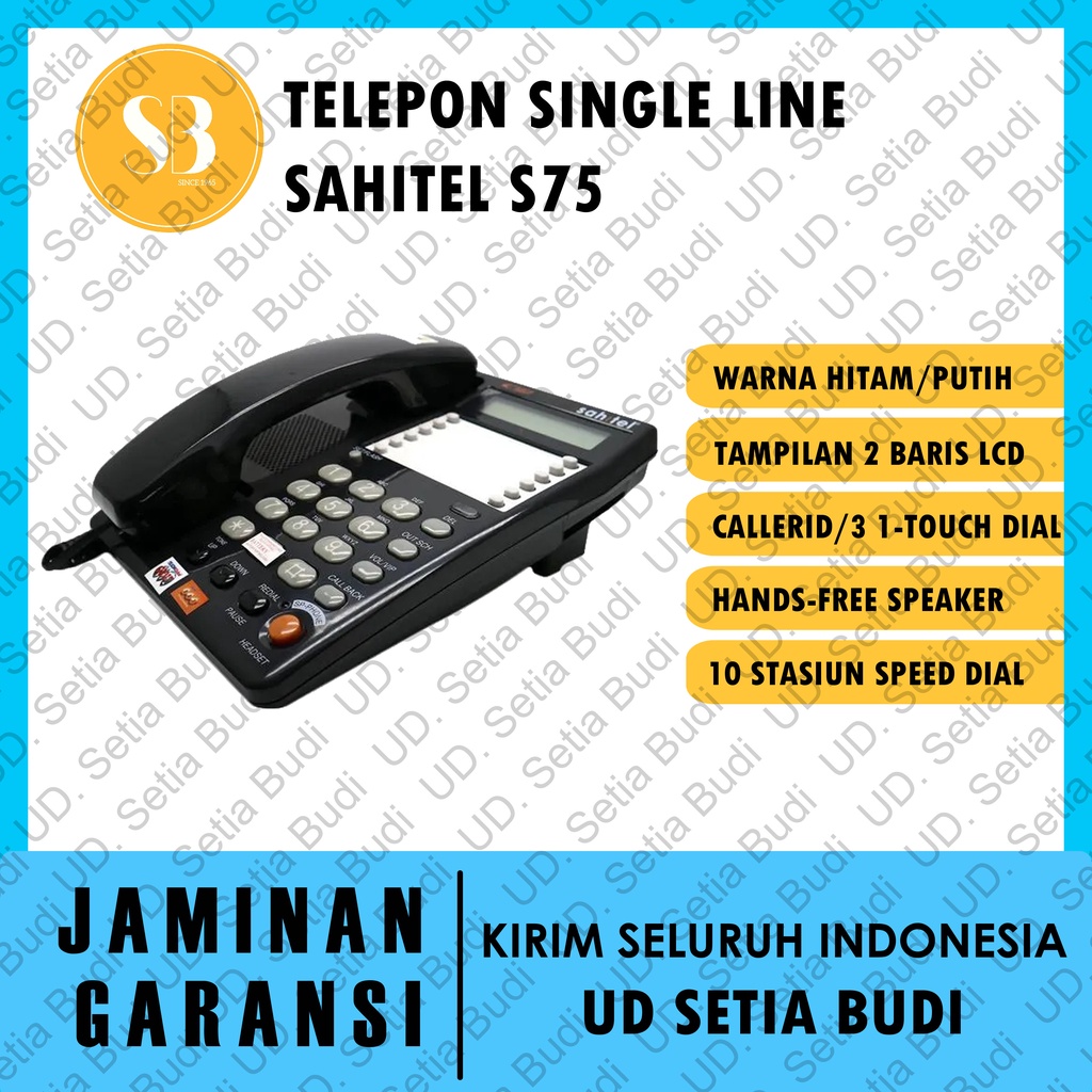 Jual Telepon Single Line Sahitel S75 | Shopee Indonesia