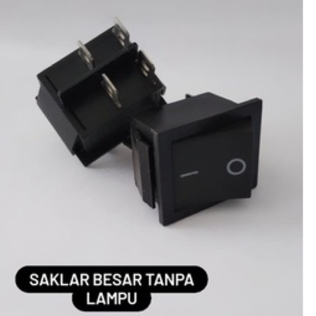 Jual SAKLAR BESAR 3 pin HITAM | Shopee Indonesia