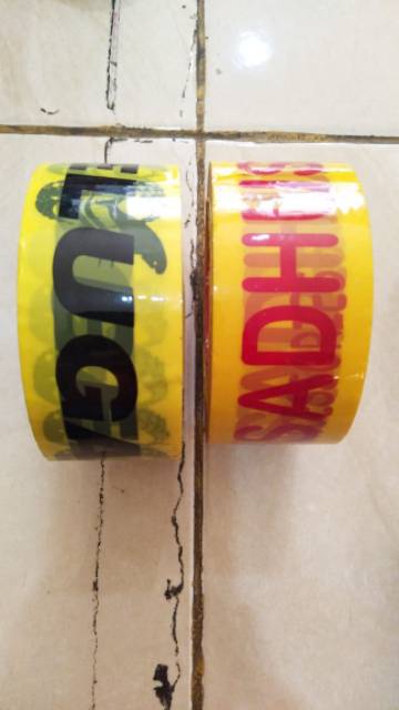 Jual Lakban Printing Lakban Custom Lakban Cetak Lakban warna 4T ...