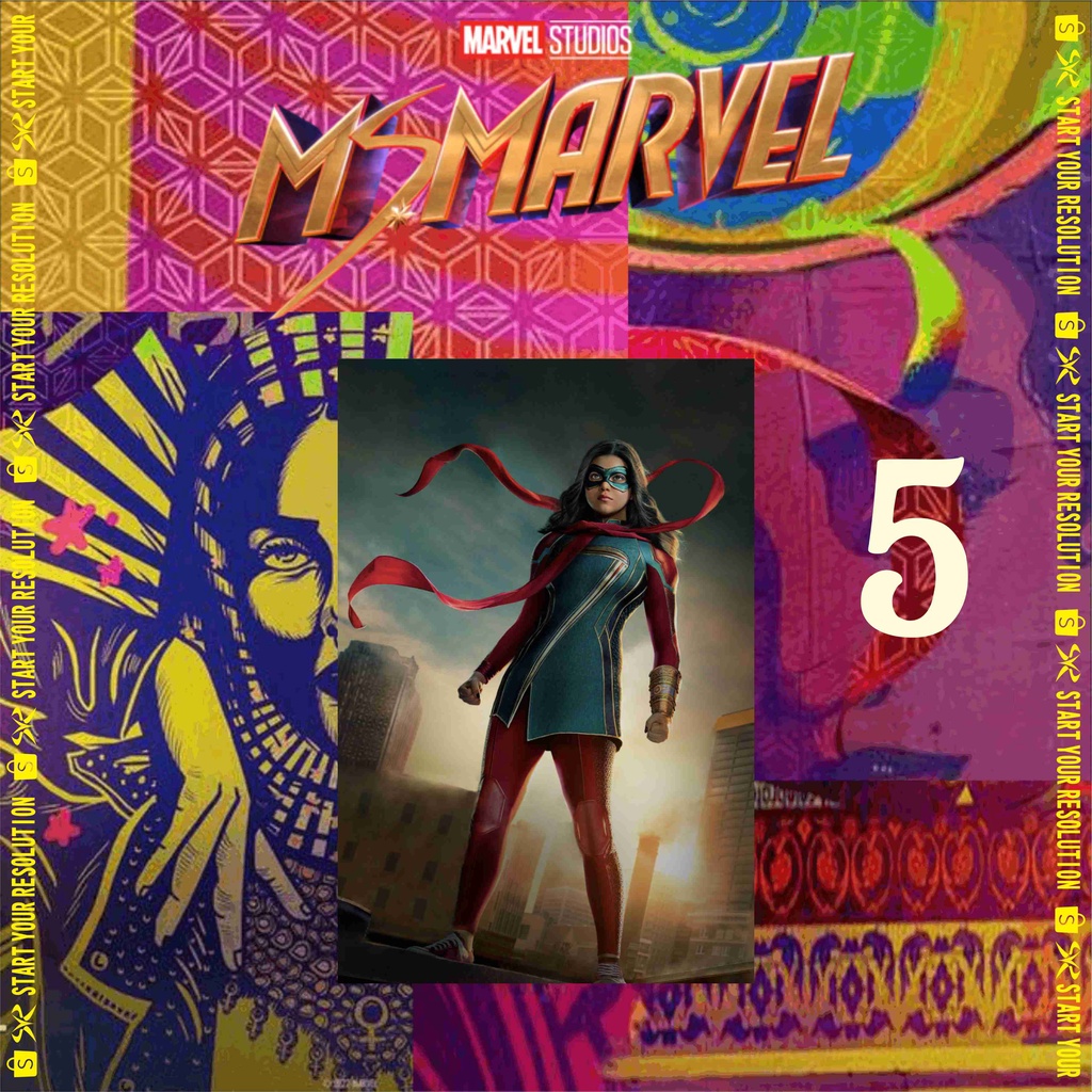 Jual Poster Film Marvel Ms Marvel / Miss Marvel / Iman Vellani / Kamala ...