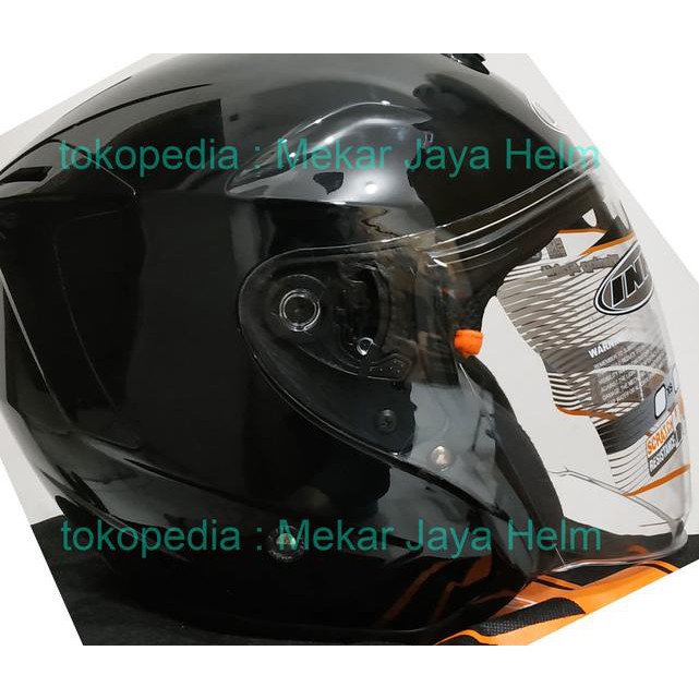 Jual xfv-008 Helm INK Dynamic BLACK / HITAM METALIK | Shopee Indonesia