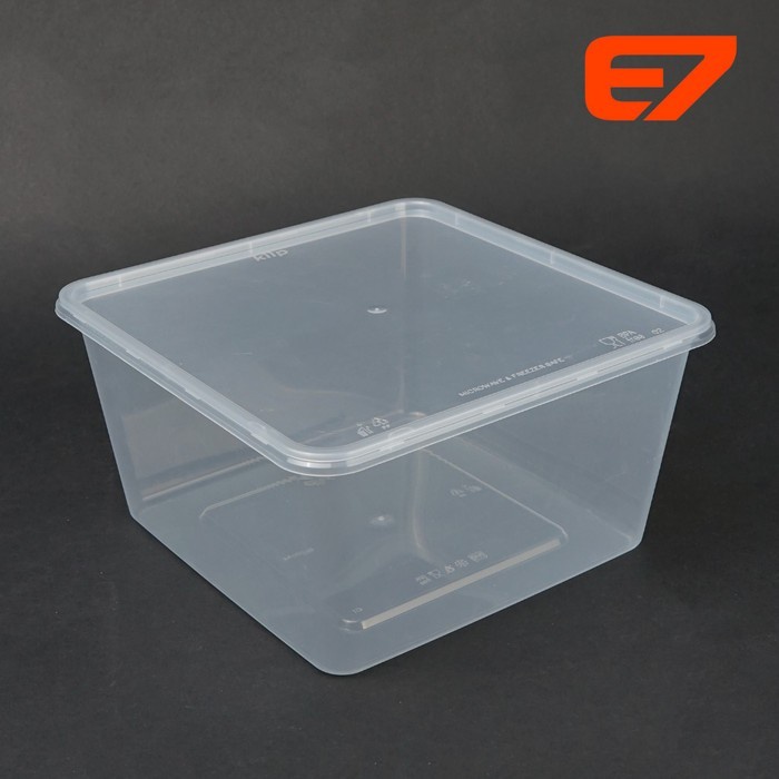 Jual Thinwall Kiip Lunch Box Sq Container Kotak Makan Plastik 2000ml