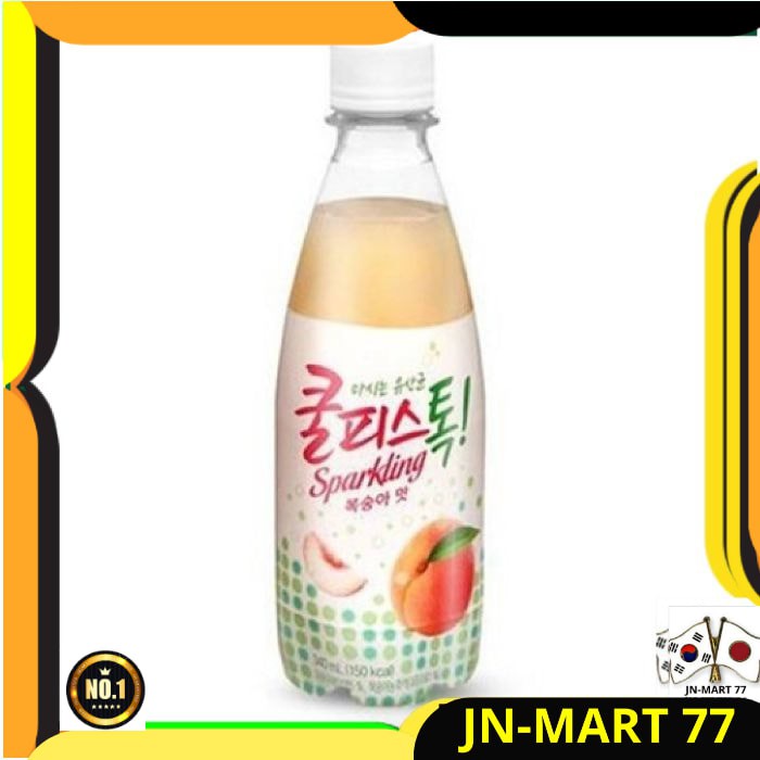 Jual KOREAN DRINK/MINUMAN KOREA DONGWON COOLPIS SPARKLING RASA PEACH 340 ML | Shopee Indonesia