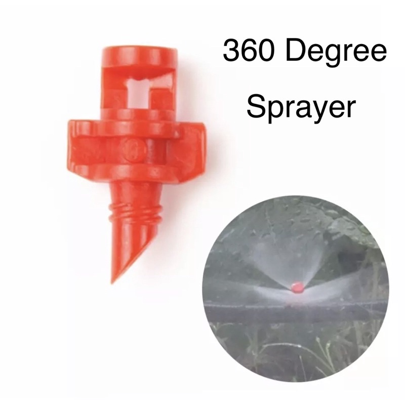 Jual Micro Jet Sprayer 360 Degree Sprinkler Aeroponik Micro Garden Lawn ...