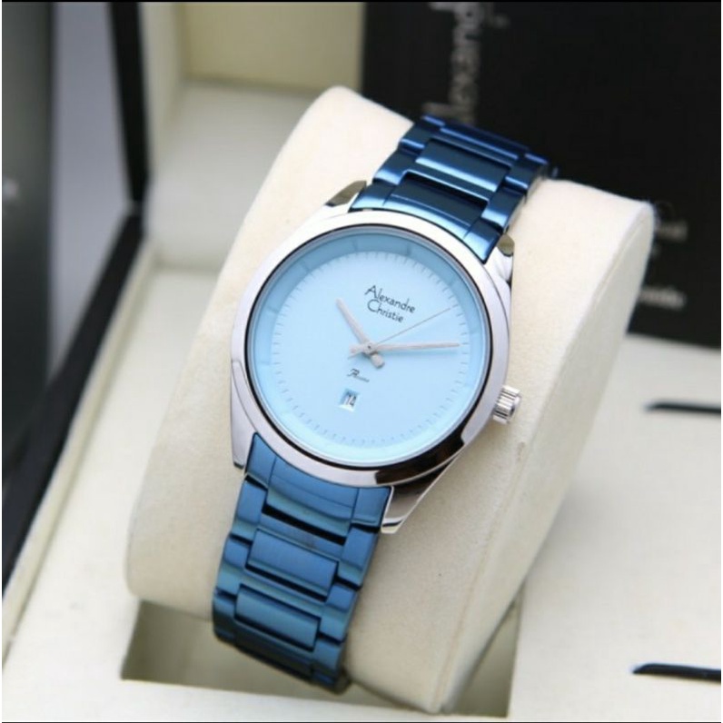Jual ORIGINAL GARANSI RESMI JAM TANGAN WANITA ALEXANDRE CHRISTIE SILVER ...