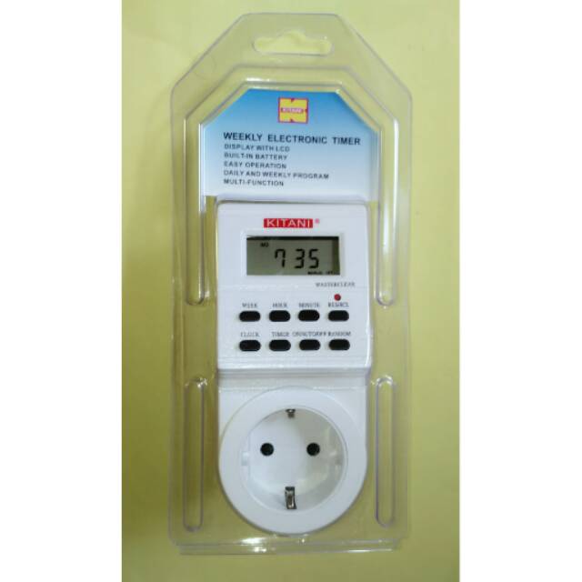 Jual Stop Kontak Timer Digital kitani | Shopee Indonesia