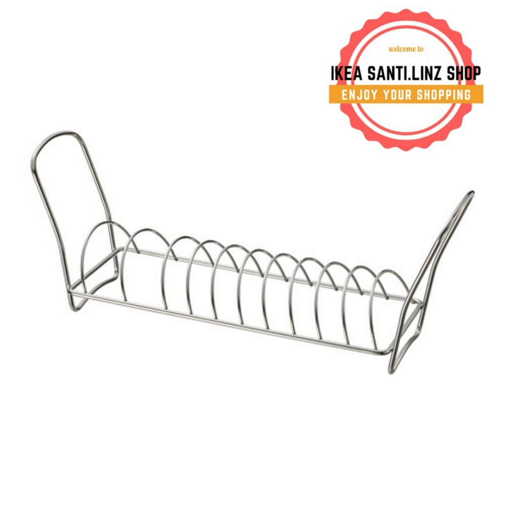 Jual VALVARDAD Rak pengering piring, baja tahan karat, 12x32 | Shopee ...