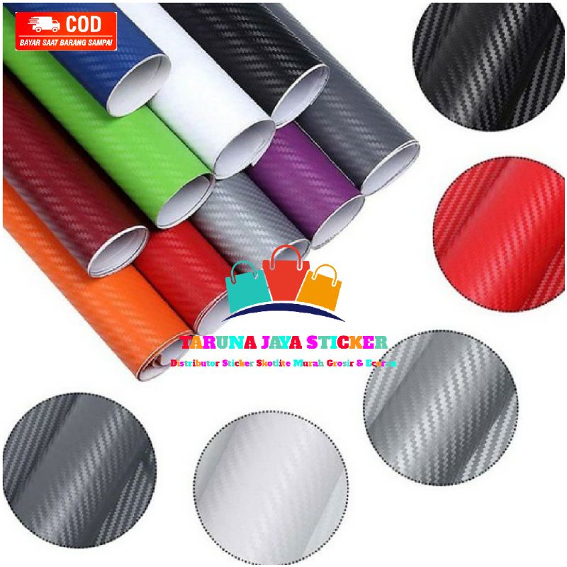 Jual stiker skotlet karbon kasar Lebar 45 cm panjang 1 meter | Shopee ...