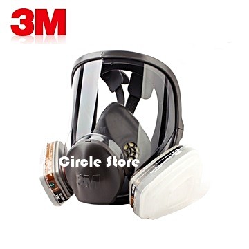 Jual Masker Debu / Dual Respirator 6800 3M Full Face Gas Mask Completed ...