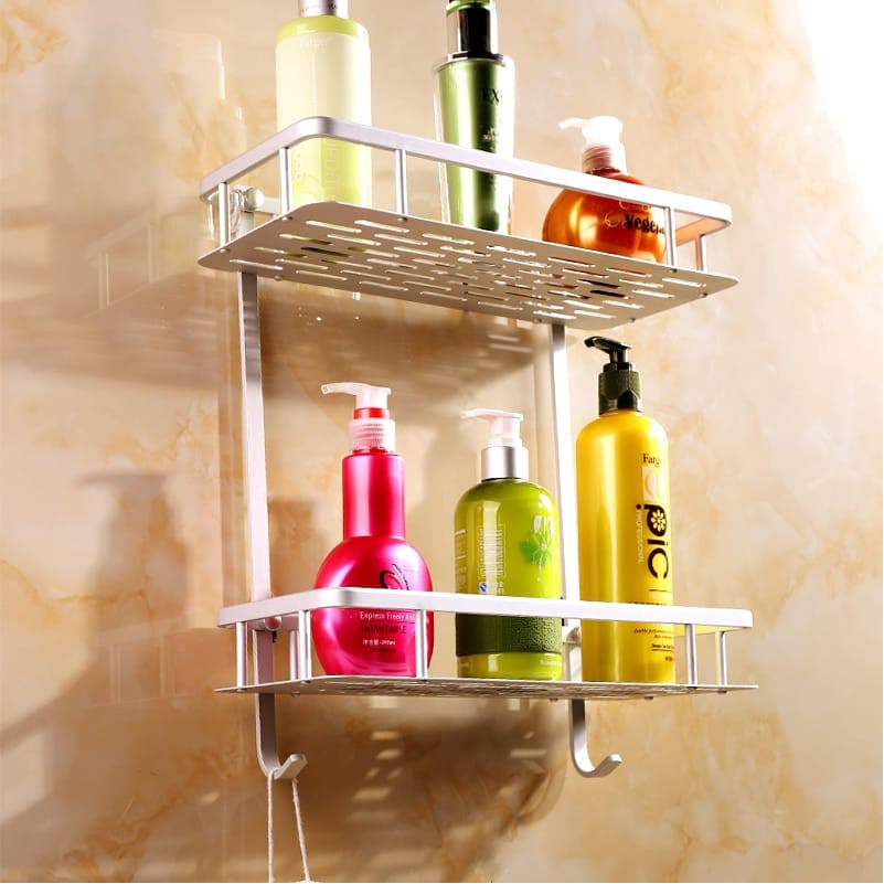 Jual FH8 Rak Kamar Mandi Toilet Rack portable Tempat Sabun Aluminium ...