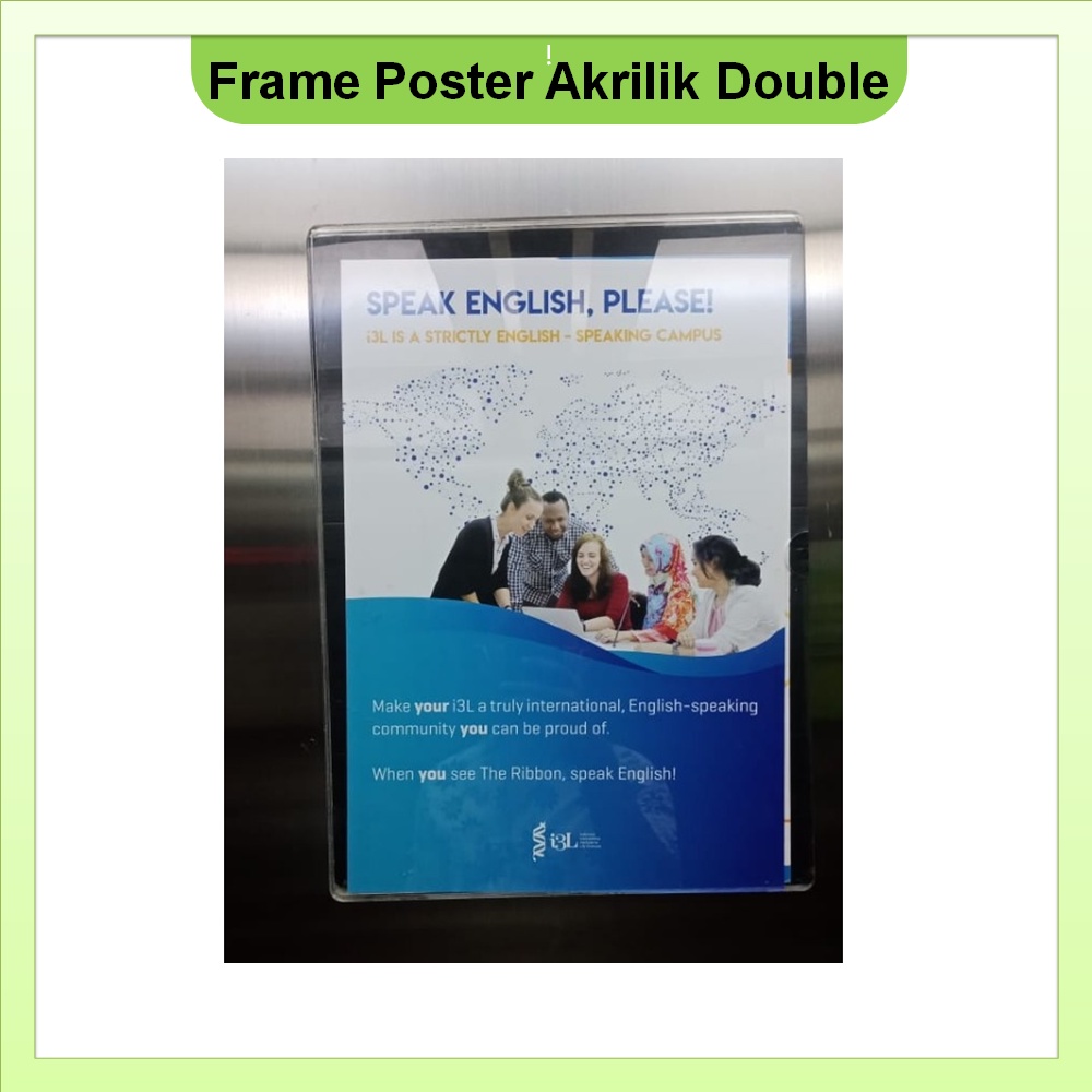 Jual Frame Poster Akrilik Double Model Tempel | Shopee Indonesia
