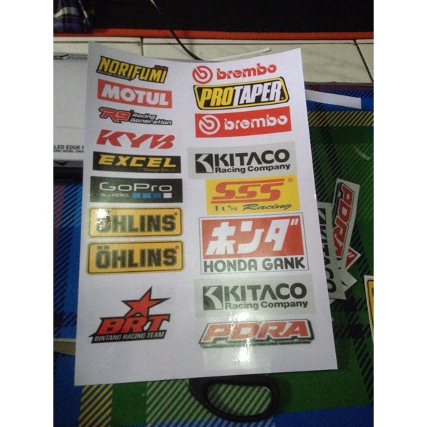 Jual Stiker Sponsor racing | Shopee Indonesia
