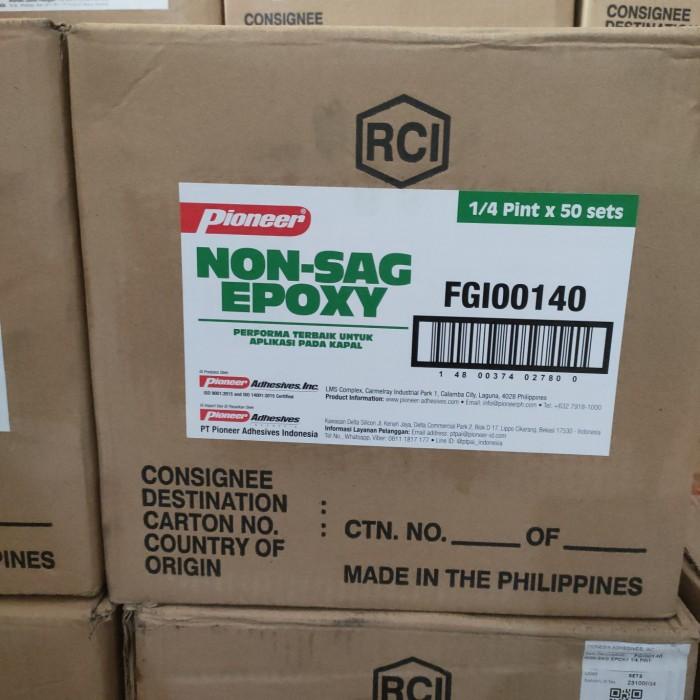 Jual Lem Philipine Non Sag Epoxy Pioneer 1/4 Pint ( 165 Gr + 170 Gr ...