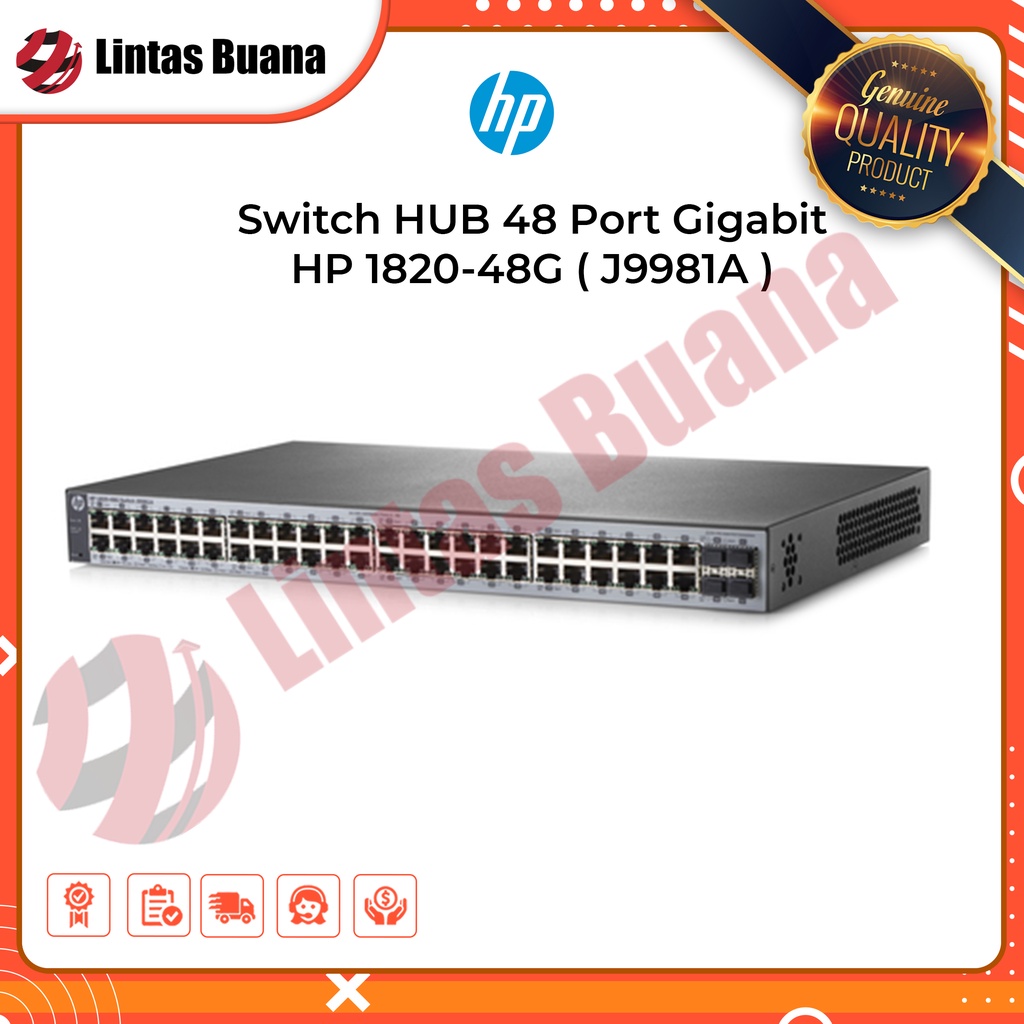 Jual Switch HUB 48 Port Gigabit HP 1820-48G J9981A | Shopee Indonesia