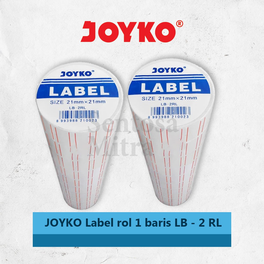 Jual Label rol 1 baris LB-2 RL Joyko 1 Baris | Price Label MX 5500m 1 ...