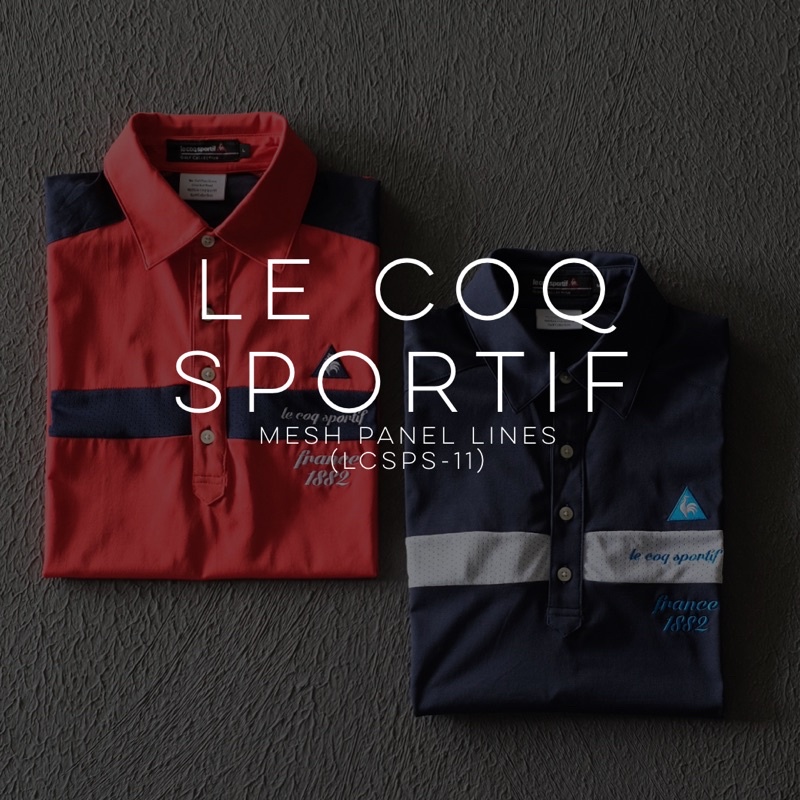 Jual Kaos Polo LCS Golf Collection Mesh Panel Lines Polo Shirt LCS-PS-11 | Shopee Indonesia