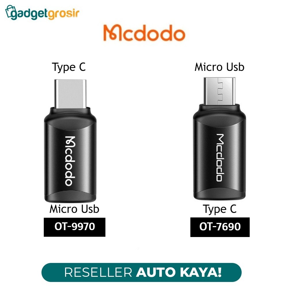 Jual Converter Adapter OTG MCDODO OT-9970 Micro USB to Type C 3A OT ...