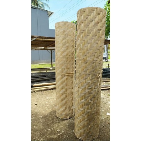 Jual bilik bambu anyaman polos 2×3 meter | Shopee Indonesia