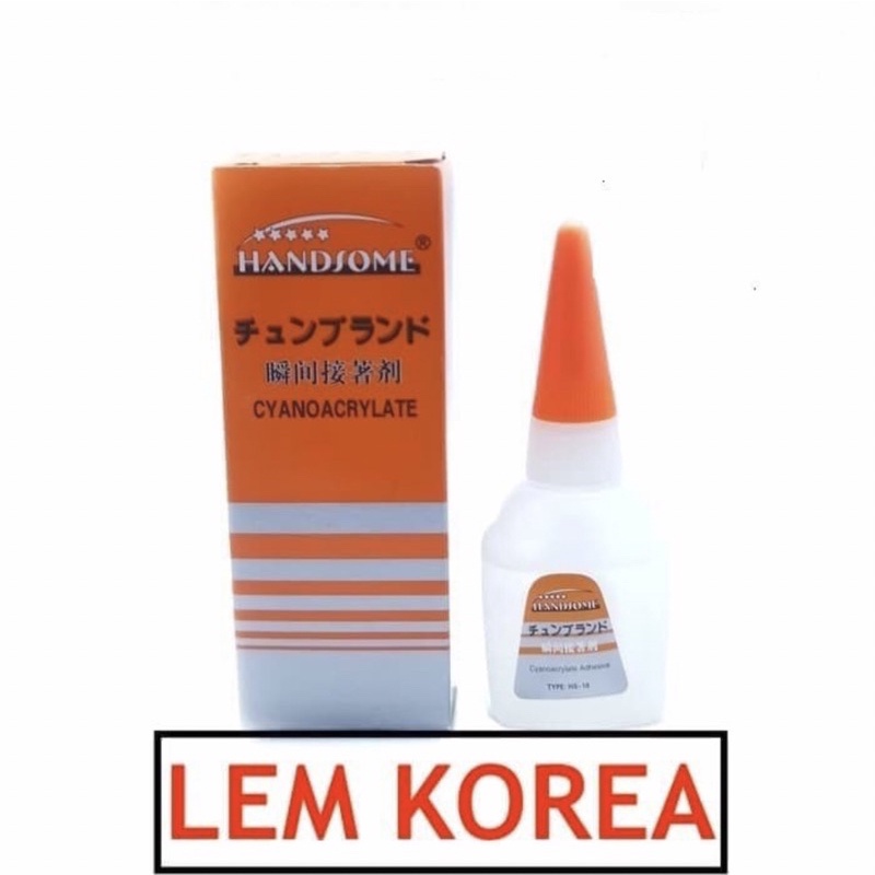 Jual Lem korea Handsome HS-10 Lem Serbaguna Lem Kayu/ Lem Cair/ Lem ...