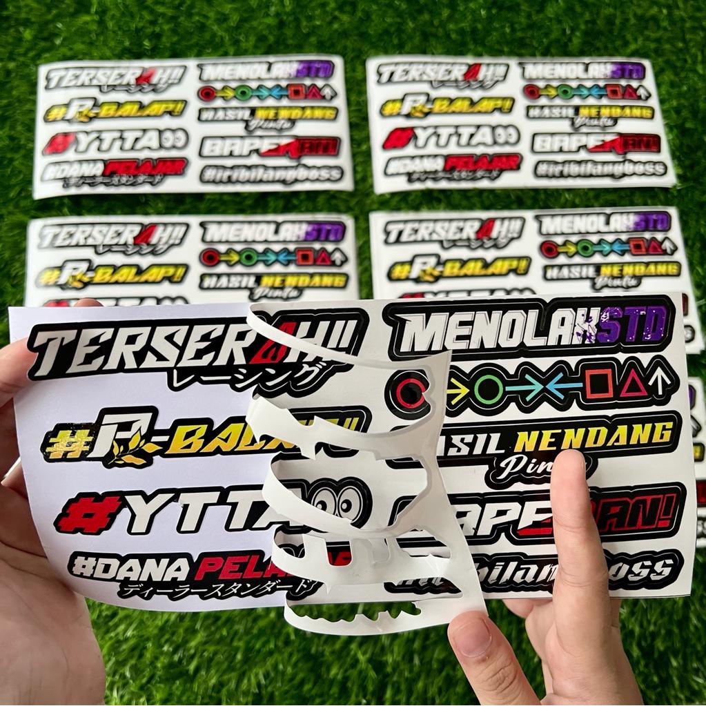 Jual Sticker Print cutt Stiker racing Pack stiker motor Stiker Variasi ...