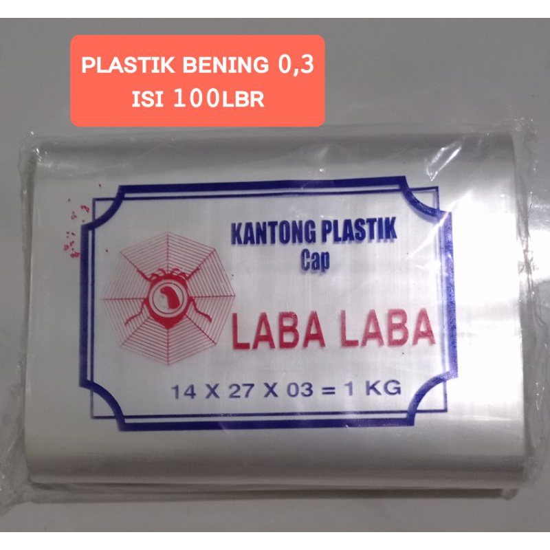 Jual plastik bening LABA-LABA (03) 1KG | Shopee Indonesia
