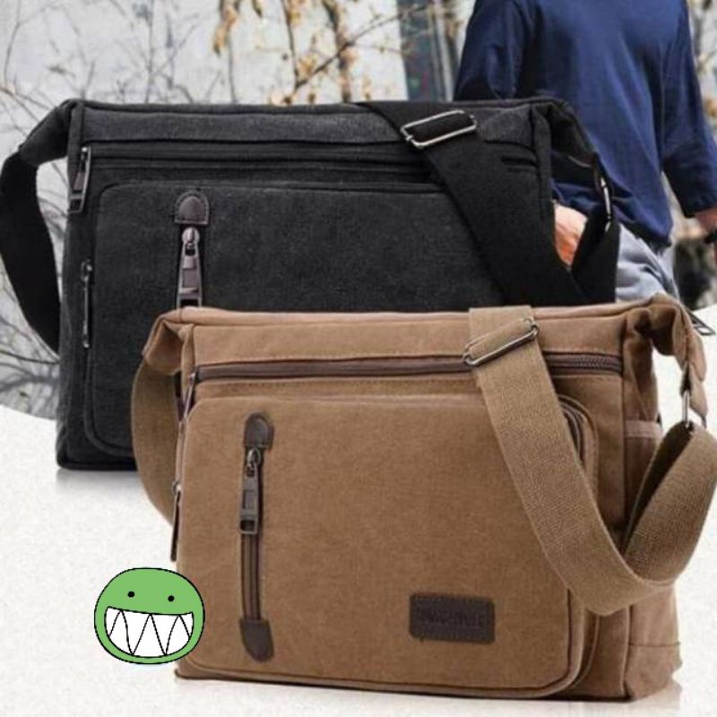 Jual Tas Pria Kanvas | Shopee Indonesia