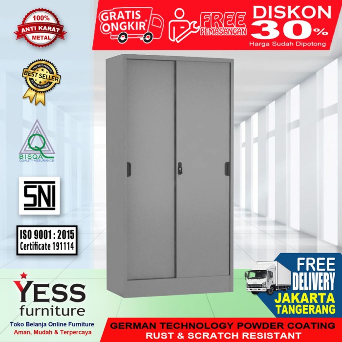 Jual File-Box- Filling Cabinet Almari Sliding Plat Vip V - 603 -Box ...