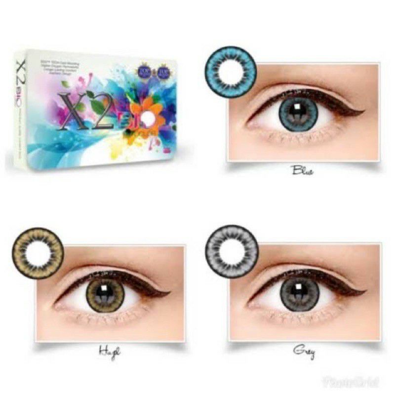 Jual softlens X2 Bio Color (normal,minus) | Shopee Indonesia